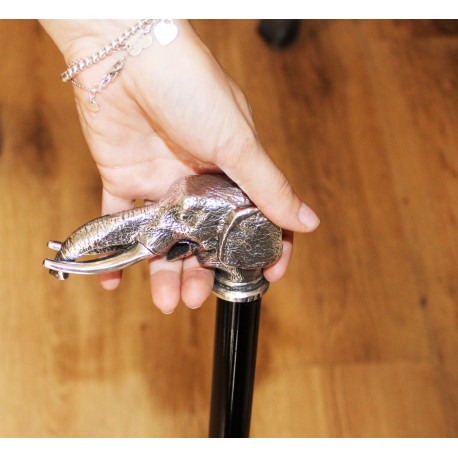 Elephant stick, for men and women. Customizable cane, Cavagnini